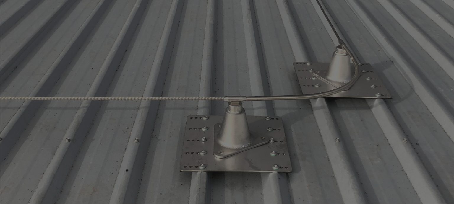 Static line corner - Copy - Safety Roof Anchors